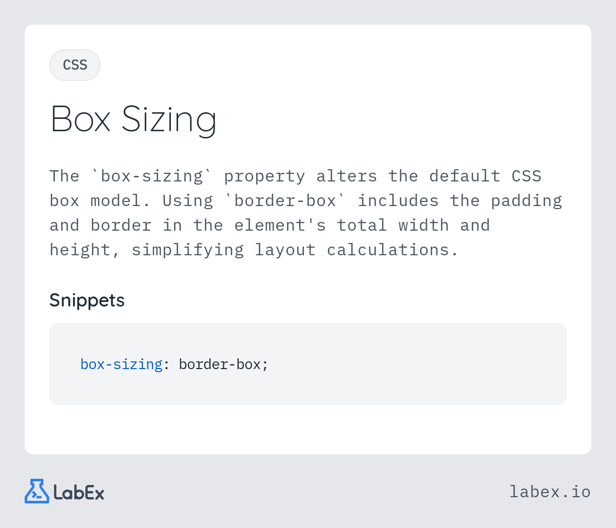 Box Sizing