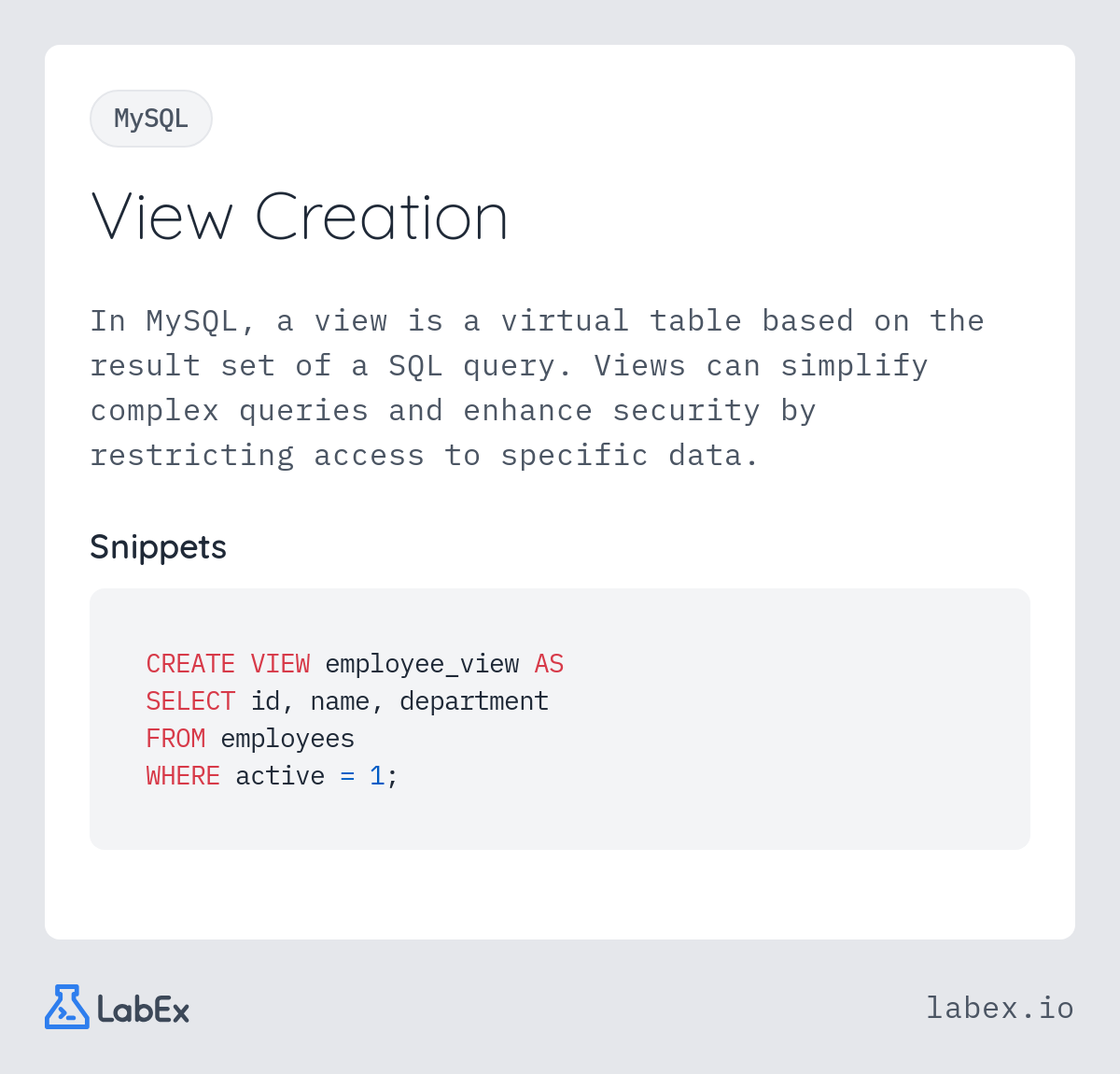 Programming FlashCards - Learn Coding Concepts | LabEx